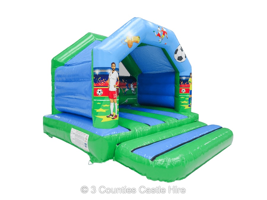 Football Theme Bouncy Castle 12ft x 12ft - Bouncy Castles, Soft Play ...