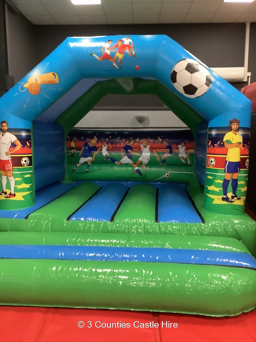 Football Theme Bouncy Castle 12ft x 12ft - Bouncy Castles, Soft Play ...