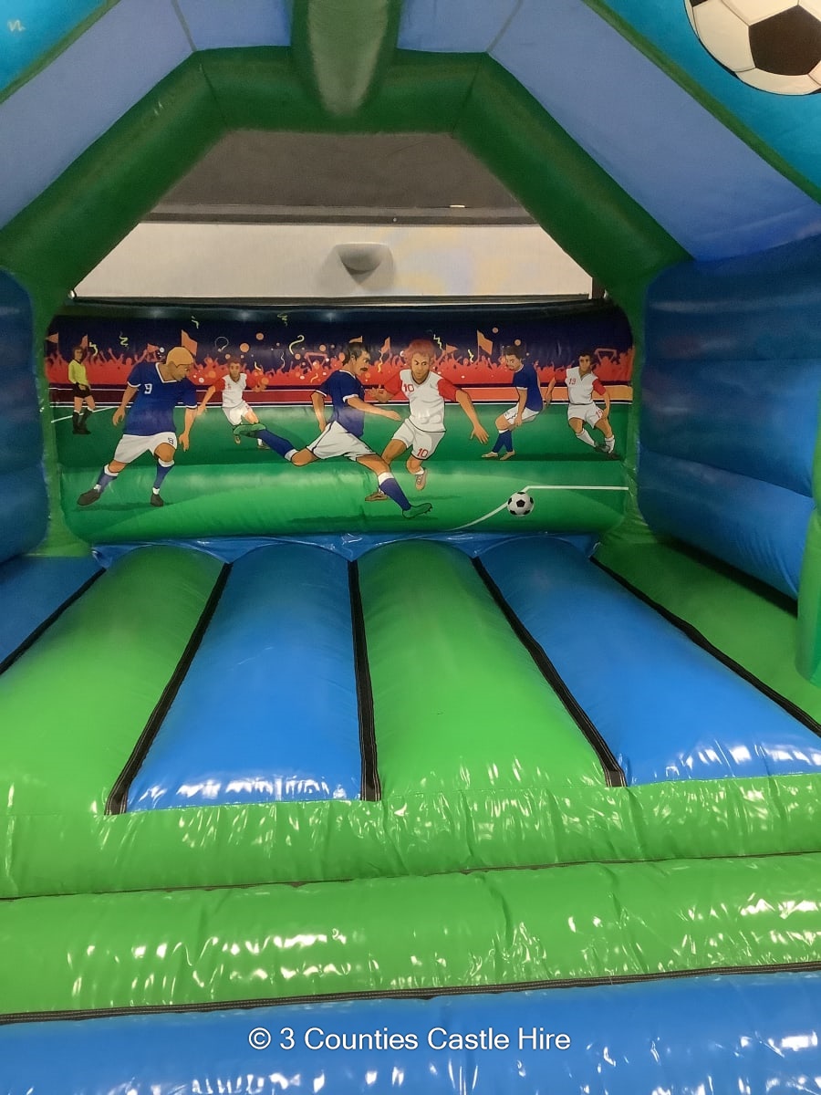 Football Theme Bouncy Castle 12ft x 12ft - Bouncy Castles, Soft Play ...
