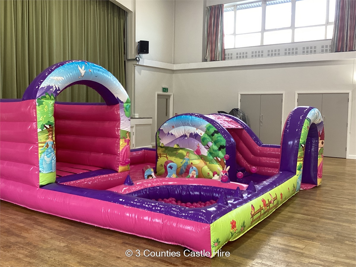 Princess Themed Play Zone with Bounce Area - Bouncy Castles, Soft Play ...